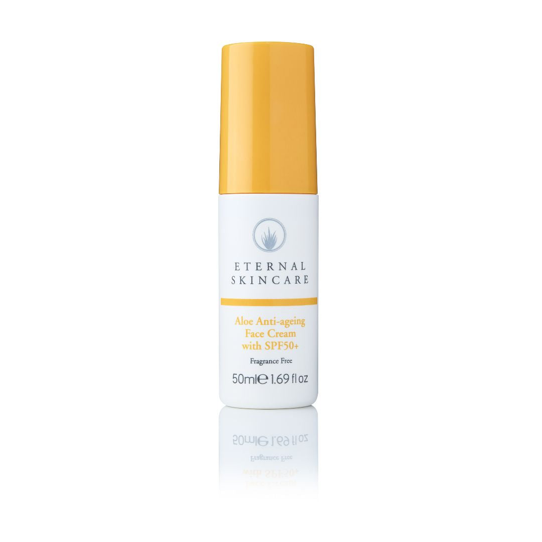 Aloe Anti-ageing Face Cream with SPF50+ – Eternal Skincare